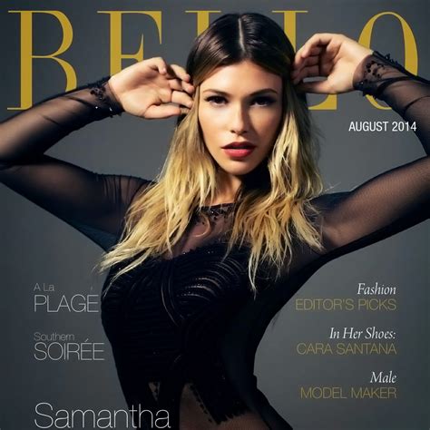 Beauty Celebrity Samantha Hoopes Sexy Bello 2014 August 6x Hq