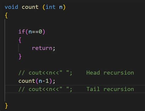 head recursion vs tail recursion most beginners do not even know that this exists even after