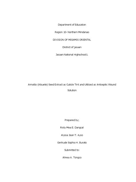 Investigatory Project Pdf