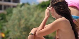 Babe Puffy Nipples On The Beach Porn Videos