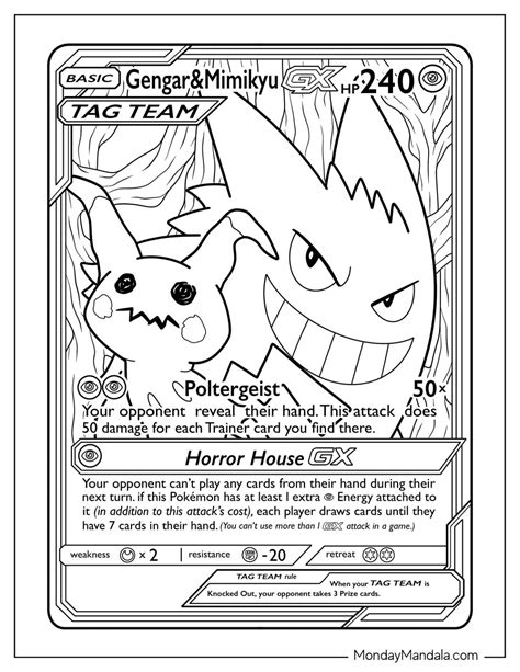 22 Gengar Coloring Pages Free Pdf Printables Artofit