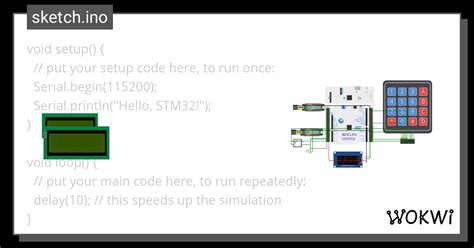 Key Wokwi ESP STM Arduino Simulator