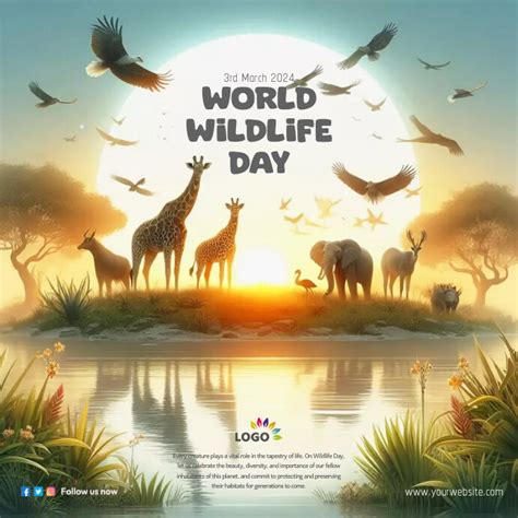 World Wildlife Day Template Postermywall