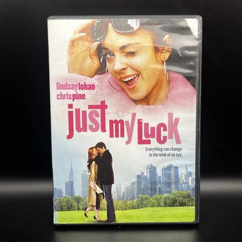 Lindsay Lohan E Chris Pine Backer Card Just My Luck Lindsay Lohan