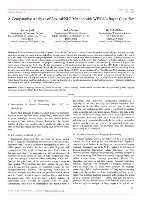Pdf International Journal On Recent And Innovation Trends In
