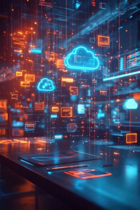 Cloud File Integration Holographic Cloud File Integration Display