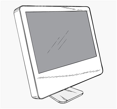 Led Monitor Drawing HD Png Download Transparent Png Image PNGitem