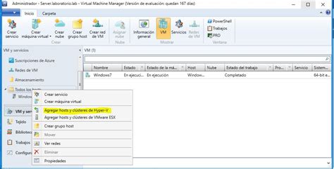 system center 2016 virtual machine manager agregar rol hyperv a un