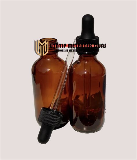 PYREX BOTTLE DROPPING AMBER 60 ML Utatip Metertek Duas