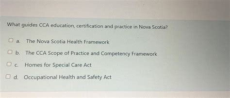 Solved What Guides Cca Education Certification And Practice