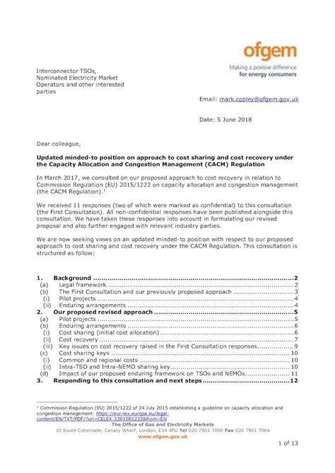 Pdf The Capacity Allocation And Congestion Management Cacm