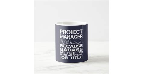 project manager coffee mug zazzle