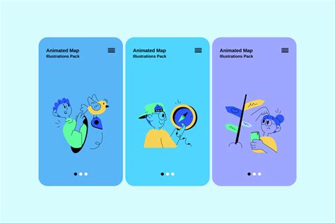 Premium Animated Map Illustration Pack From Maps And Navigation Illustrations