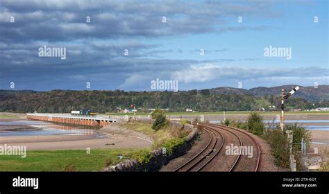 2 Direct Rail Services Class 68 Locomotives Cross Arnside Viaduct