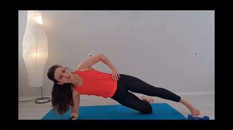 Домашна тренировка за горна част и коремно поясна област Youtube