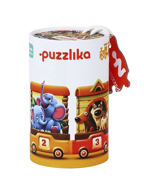 Пазл PUZZLIKA Развивающие пазлы "Поезд", 20 деталей арт. 13050 — купить ...