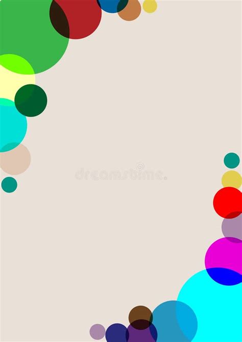 Abstract Geometric Circles Background Vector Illustration Stock Vector