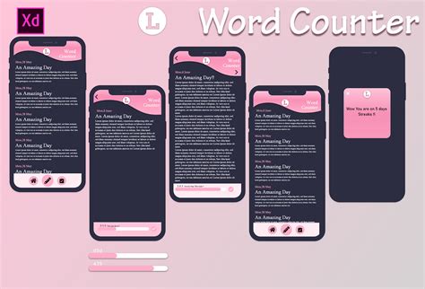 Word Counter On Behance