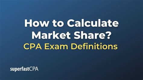 How To Calculate Market Share