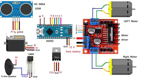 Circuit Diagram Of Arduino Robot
