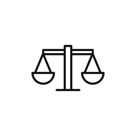 premium vector scale icon symbol on white background
