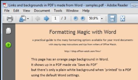 Making A PDF From Office Save Or Print Office Watch
