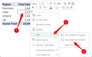 Optimizing Your Data Sorting Pivot Tables From Largest To Smallest In Excel Enjoytechlife