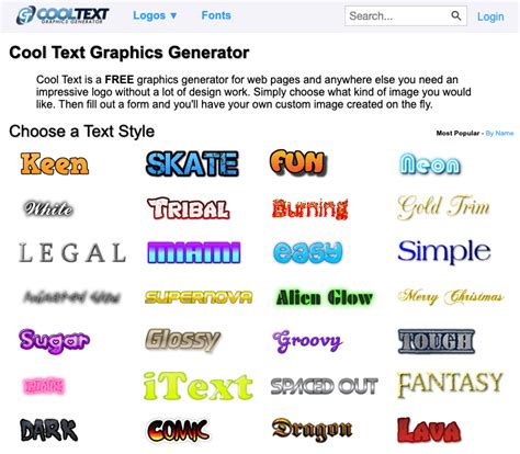 Cool Font Styles Generator