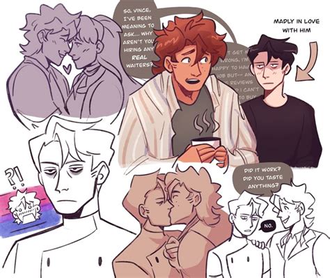 Rody X Vincent In 2024 Plates Character Art Art Reference Poses