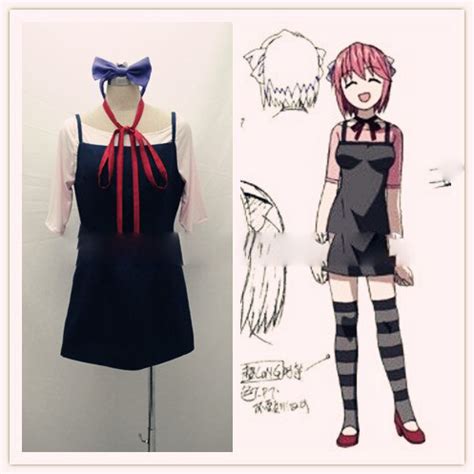Elfen Lied Lucy Black Dress Cosplay Costume