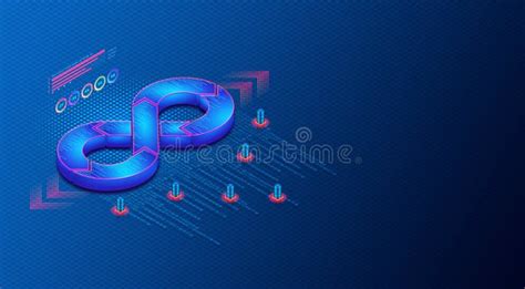 Data As Code And Infrastructure As Code Concept 3d Illustration Stock Illustration