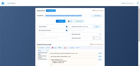 Building A Voice Agentic Interface For An Ionic React App Alan Docs