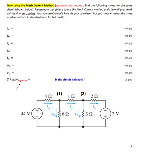 Solved Using The Node Voltage Method And Only This Method Chegg