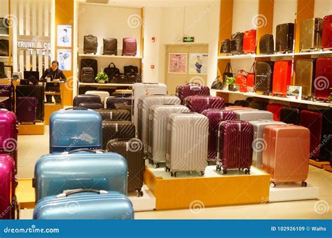 Luggage Mall Editorial Stock Image Image Of Luggage 102926109