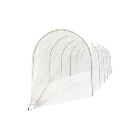 Парник POLYAGRO Gold 8 м, с металлическими дугами в ПВХ оболочке ...