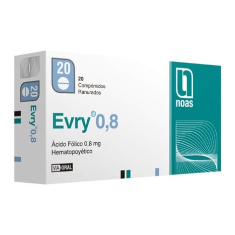 Evry 8 Mg X 20 Comp Farmacity Uruguay