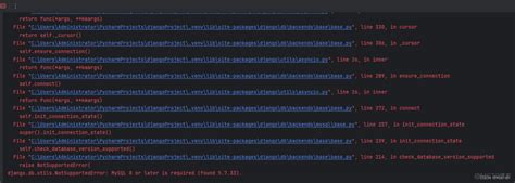 Djangodbutilsnotsupportederror Mysql 8 Or Later Is Required Found 5733猿小白的技术博客51cto博客