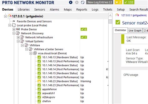 Monitoring VMware VSphere Infrastructure With Paessler PRTG