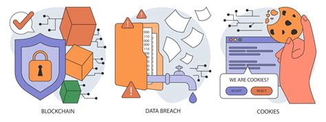 Interpretation Set Data Literacy Information Vector Image
