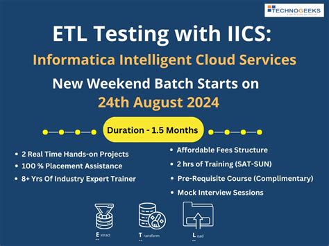 Technogeeks On Linkedin Etltesting Etltestingcourse