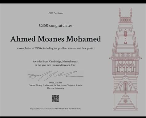 Cs50 Softwaredevelopment Programming Ahmed Moanes