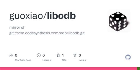 Github Guoxiaolibodb Mirror Of Gitodb