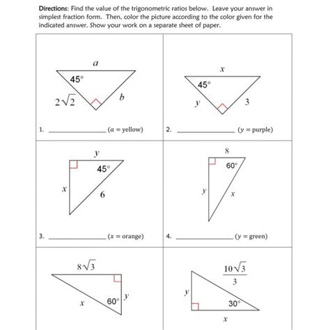 Geometry Skills Color By Number Bundle 2 10 More Skills Funrithmetic