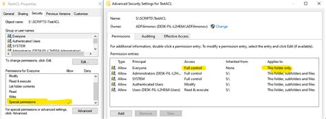 powershell script to add administrators with full permissions adds