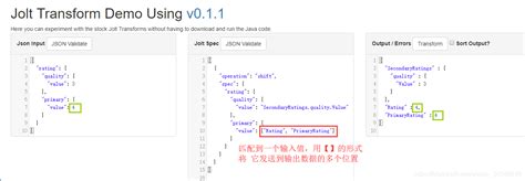 Json Jolt介绍 及语法详解 Shift篇jolt语法 Csdn博客