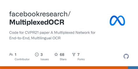 Multiplexedocr Demo Ipynb At Main · Facebookresearch Multiplexedocr · Github
