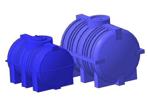 Пластиковые емкости G2000 и G1000 - Чертежи, 3D Модели, Проекты ...