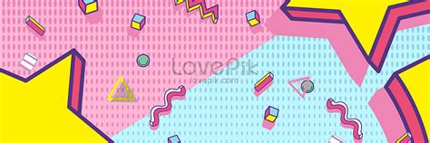 멤피스 기하학적 배경 배경 사진 및 창의적인 일러스트 무료 다운로드 Lovepik