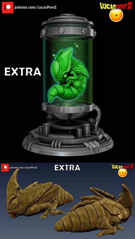 Cell Larva Dragon Ball Z Free High Quality Models