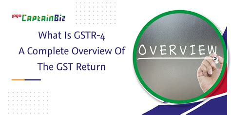GSTR Understanding The Complete GST Return Overview